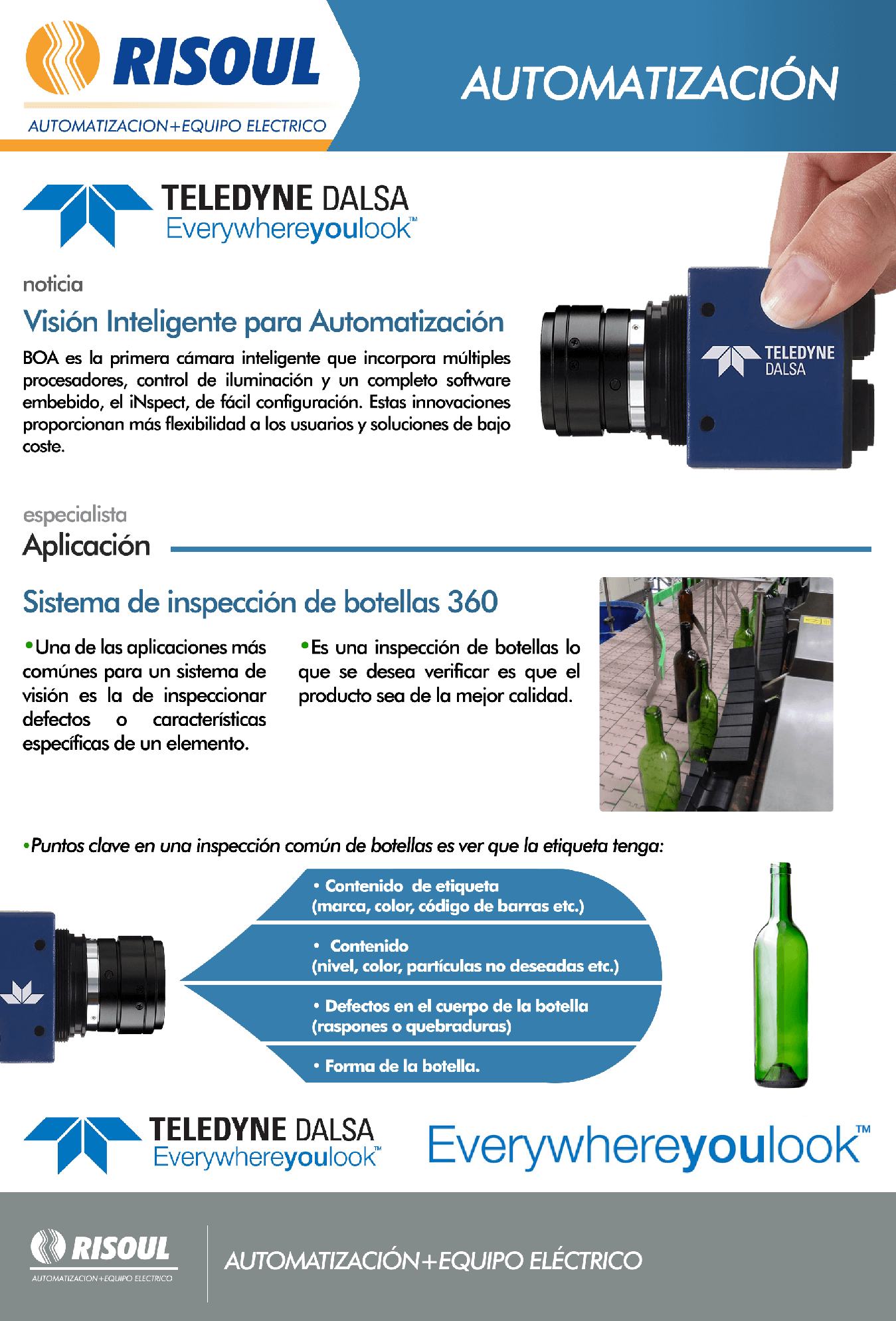 Aplicación de BOA la cámara inteligente de TELEDYNE DALSA para ...