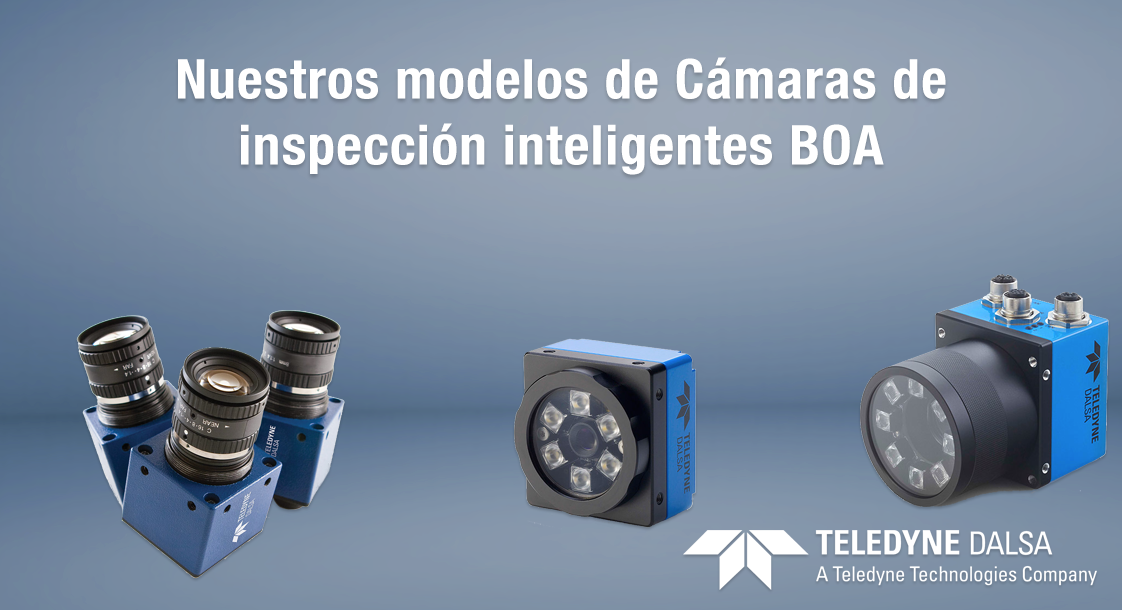 Nuestros modelos Teledyne Dalsa de Cámaras de inspección inteligentes BOA