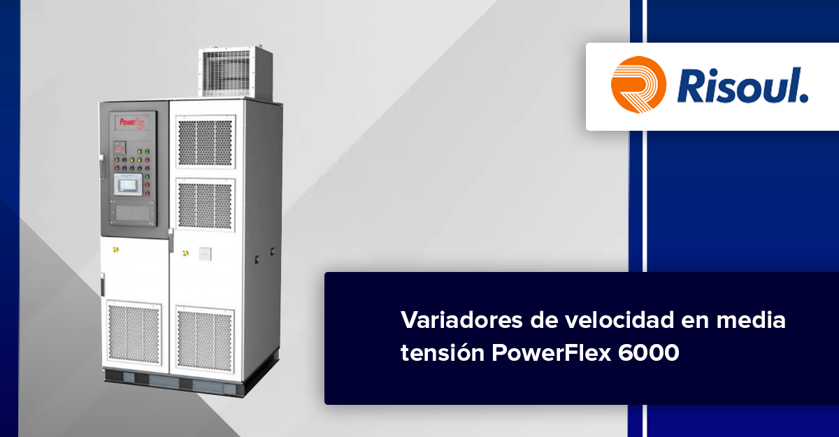 Variadores de velocidad en media tensión PowerFlex 6000 (Infografía)